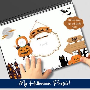 Halloween Busy Book Printable Toddler Learning Book Halloween ...