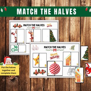 Preschool Worksheets Christmas Game Bundle: 40+ Family Activities ...