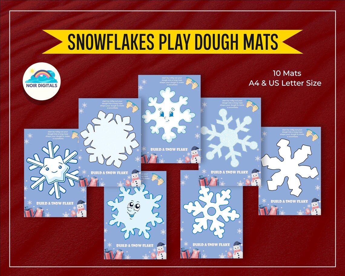 Play Dough Mats Mega Bundle: 200+ Toddler Activities (PDF, Digital ...