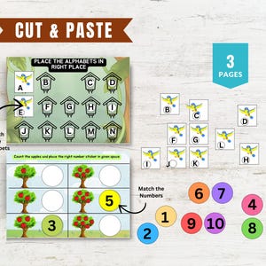 Preschool Bundle Pre-k Busy Binder Printable Preschool Journal Alphabet ...