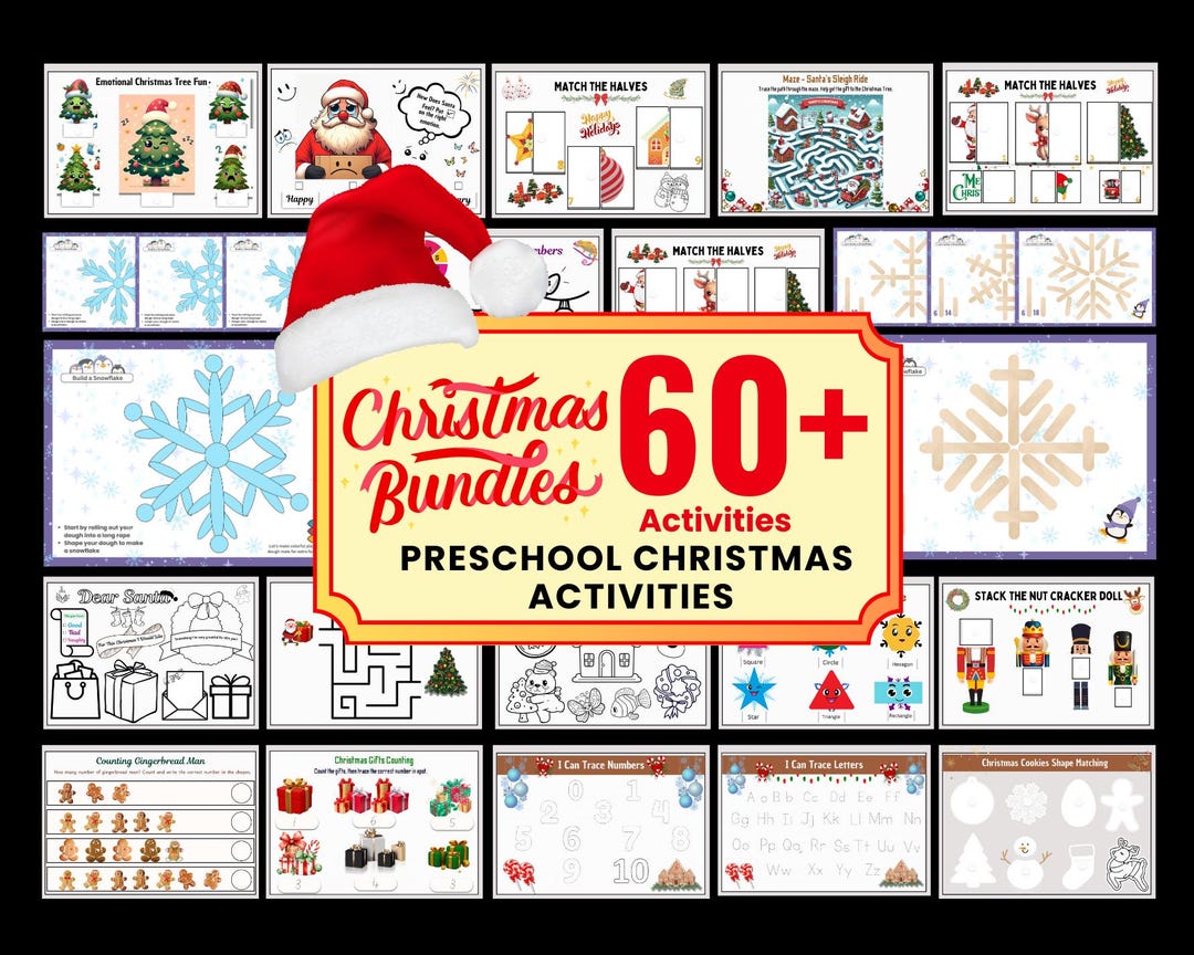 Christmas Game Bundle Printable Trivia Game Christmas Game Christmas ...