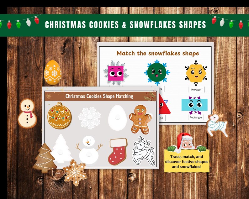 Preschool Worksheets Christmas Game Bundle: 40+ Family Activities ...