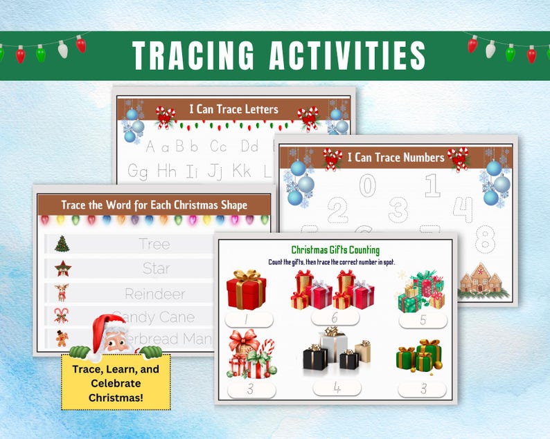 Printable Christmas Kids Game Bundle: 40+ Festive Activities (digital ...