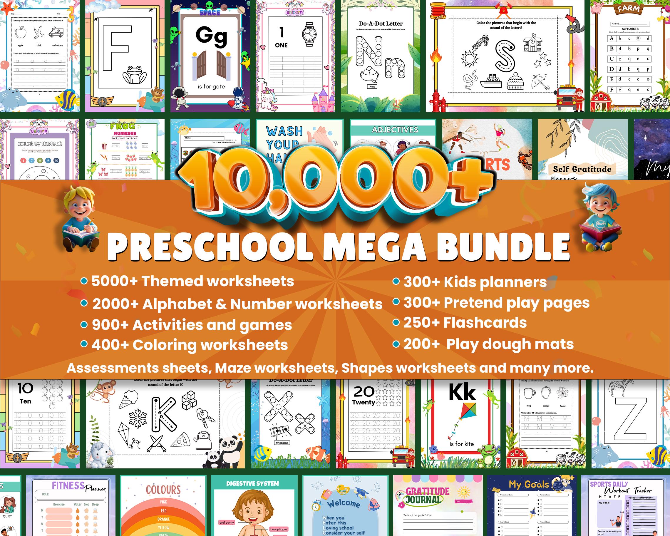 Full Year Preschool Curriculum Bundle: 10000+ Toddler Activity ...