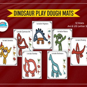 Play Dough Mats Mega Bundle: 200+ Toddler Activities (PDF, Digital ...