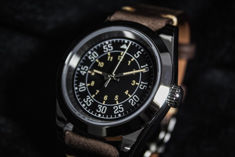 Custom Automatic Flieger Pilot Watch 40mm/36mm Sapphire Glass, Polished ...