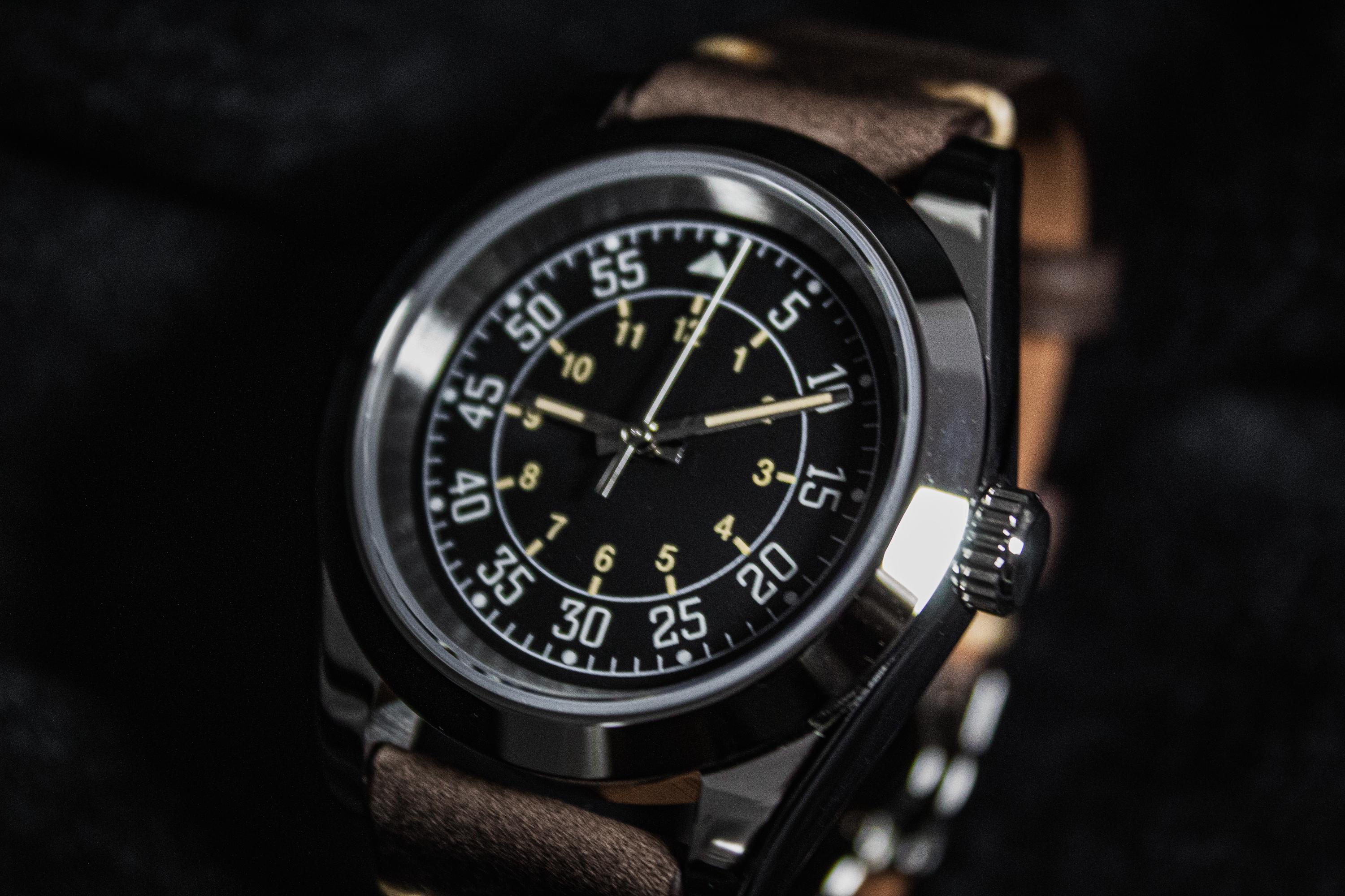 Custom Automatic Flieger Pilot Watch 40mm/36mm - Sapphire Glass ...