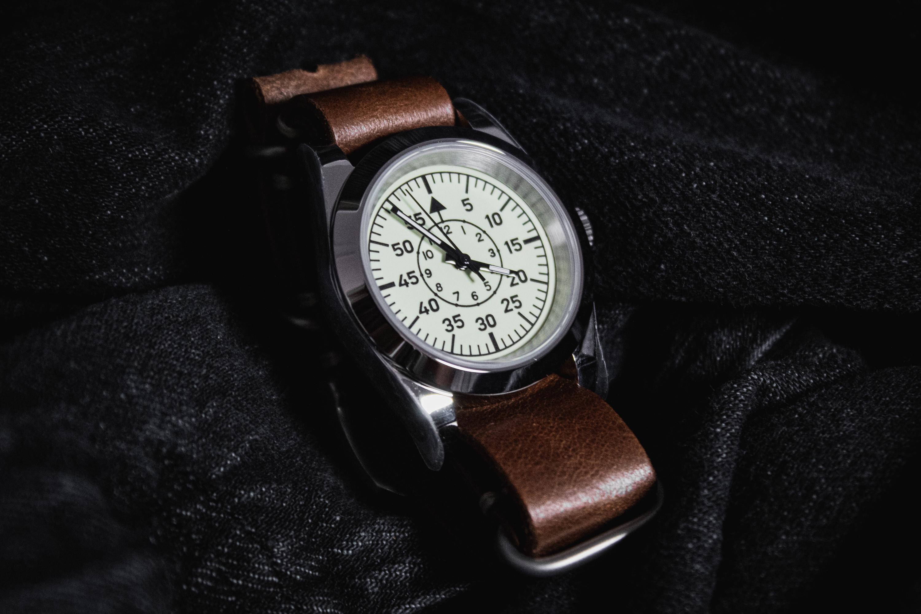 Custom Automatic Flieger Pilot Watch 40mm/36mm - Sapphire, Polished ...
