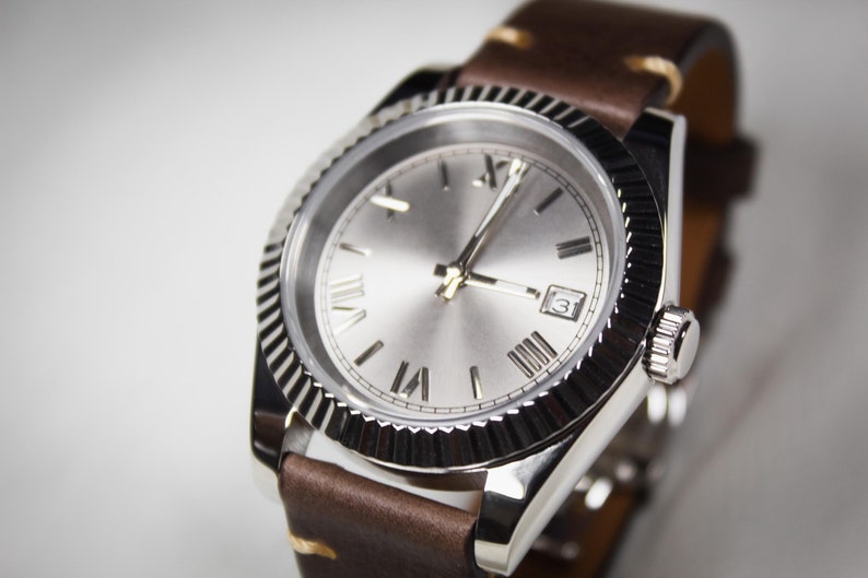 Custom Fluted Bezel Date Just Automatic Oyster Watch 36mm/40mm ...