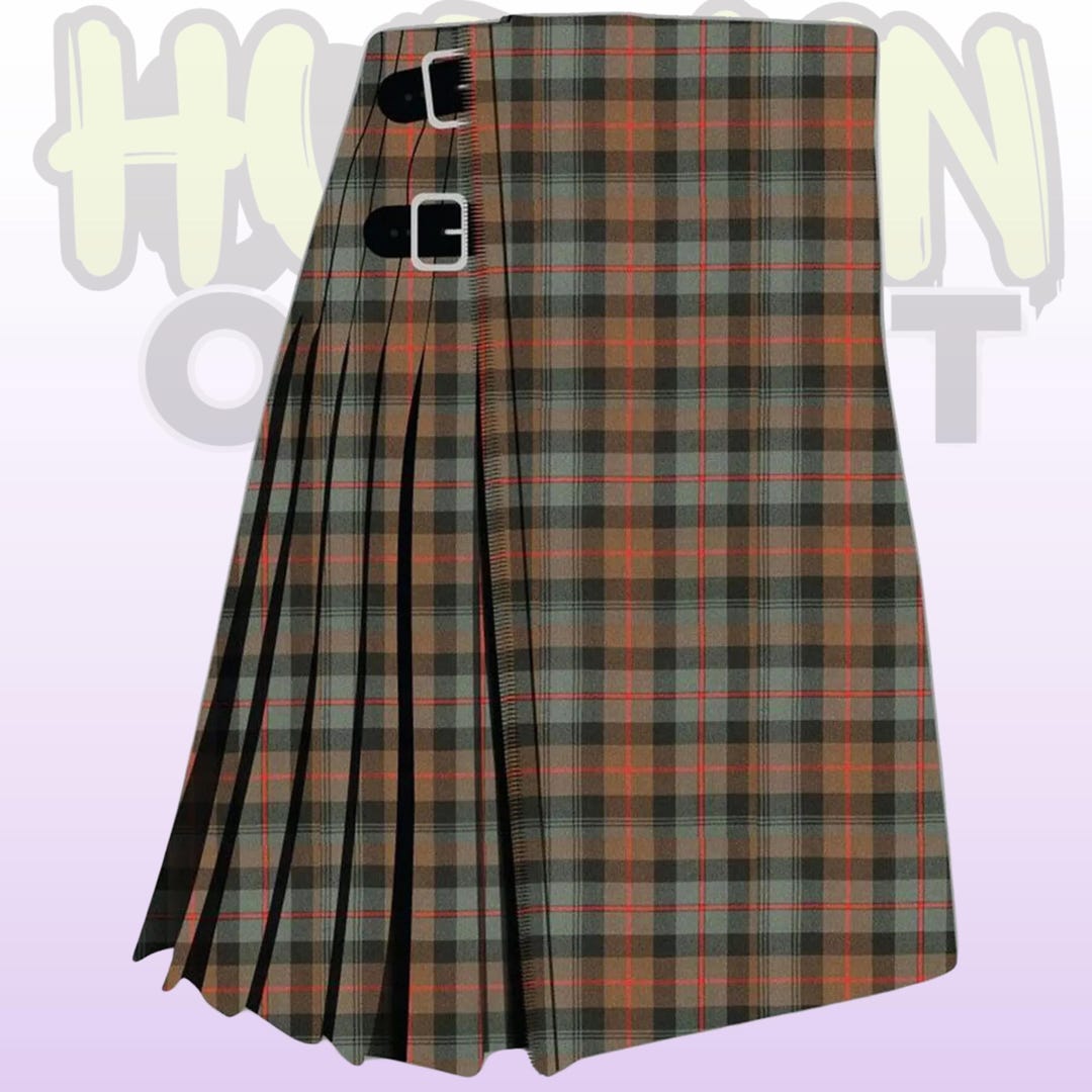Murray of Atholl Tartan Kilt: Weathered Highland Style, Adjustable ...
