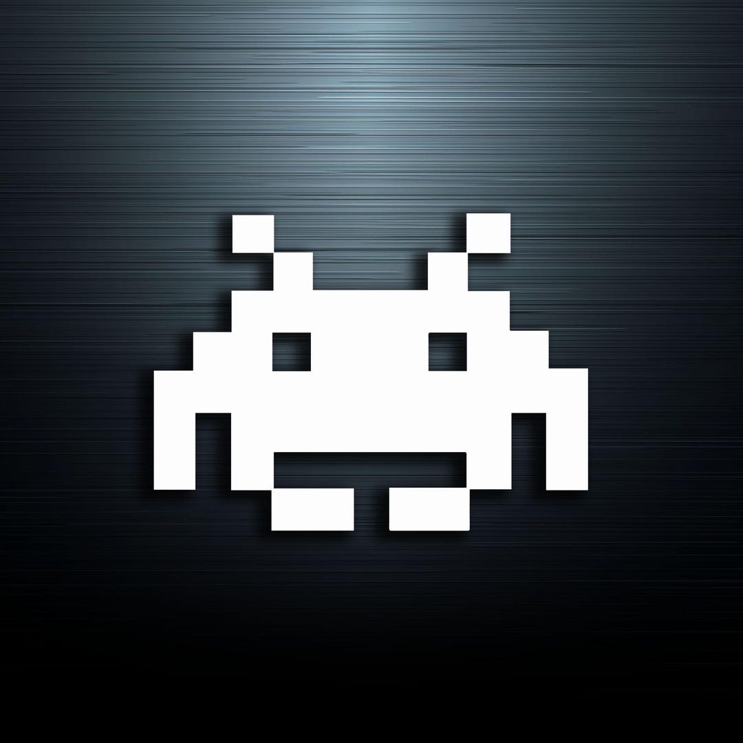 Space Invader Vinyl Decal Sticker Car JDM - Etsy