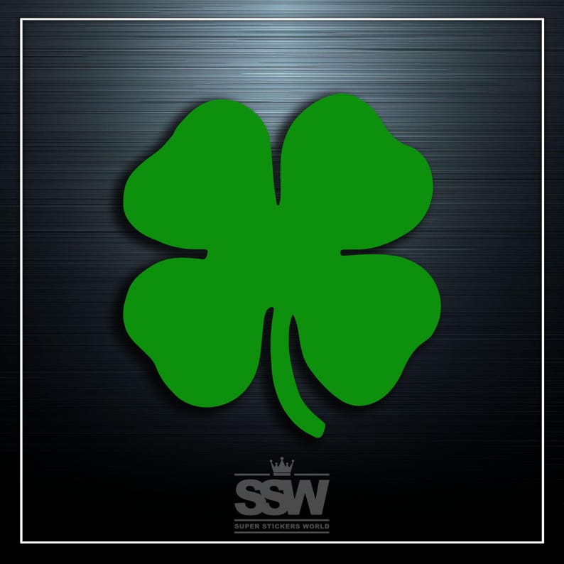 Four Leaf Clover Vinyl Decal Sticker Car JDM - Etsy