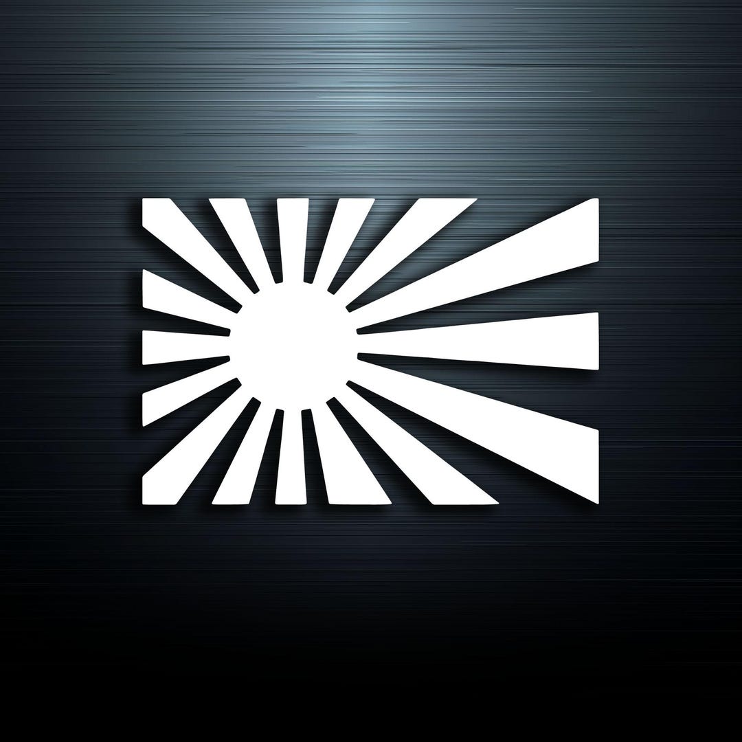 JDM Sunrays Vinyl Decal Sticker Car JDM - Etsy