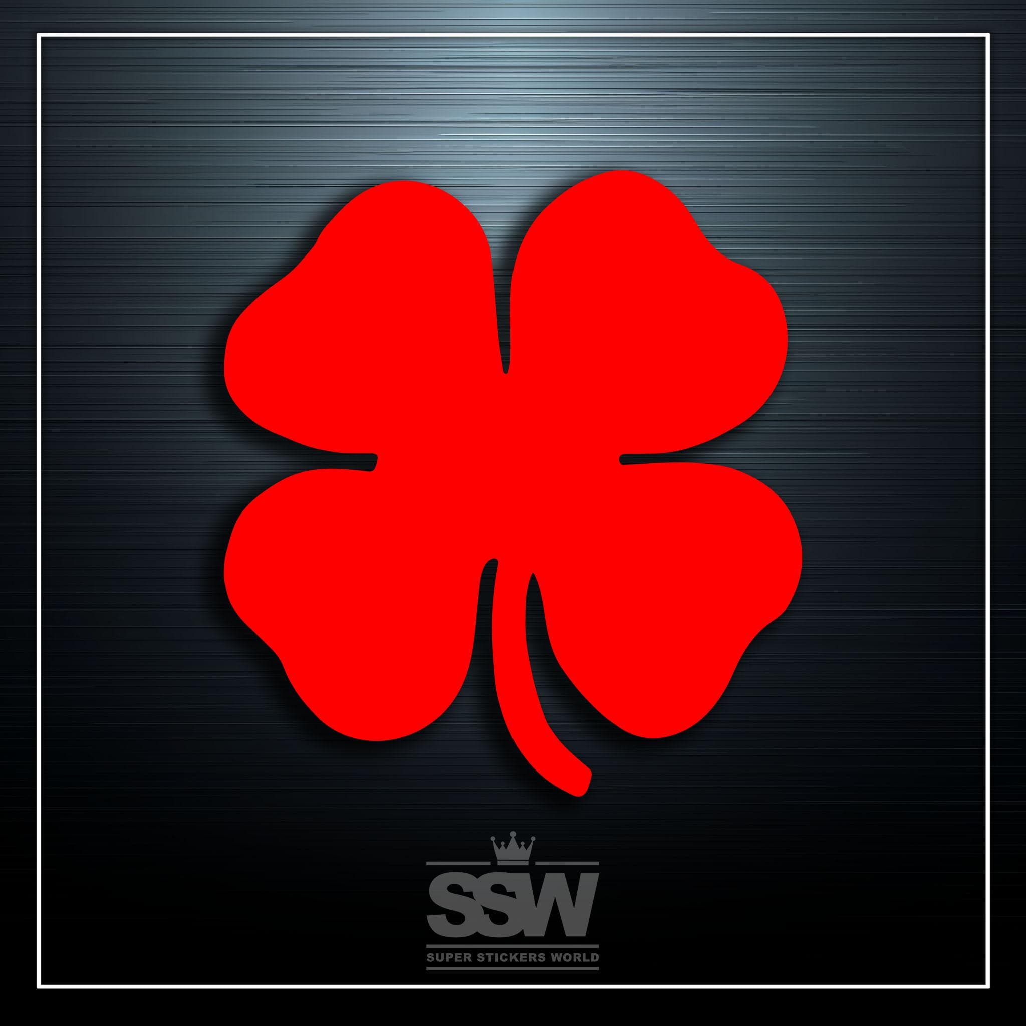 Four Leaf Clover Vinyl Decal Sticker Car JDM - Etsy