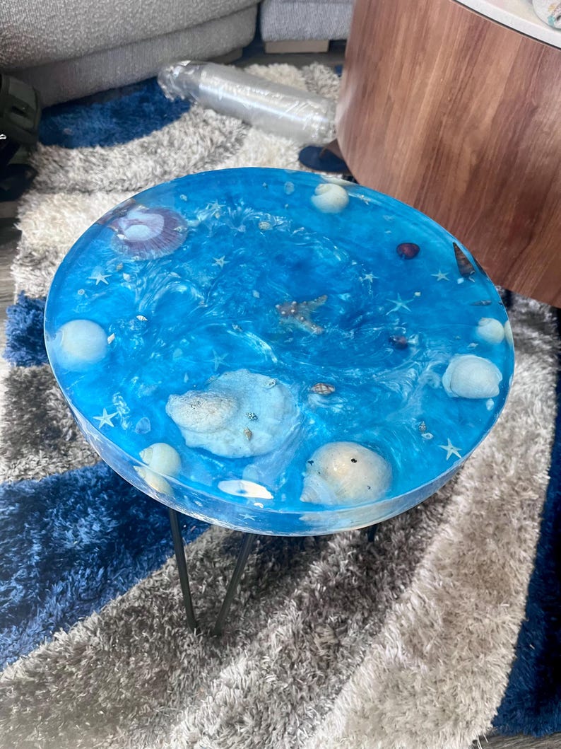 14 Epoxy Ocean Table - Etsy