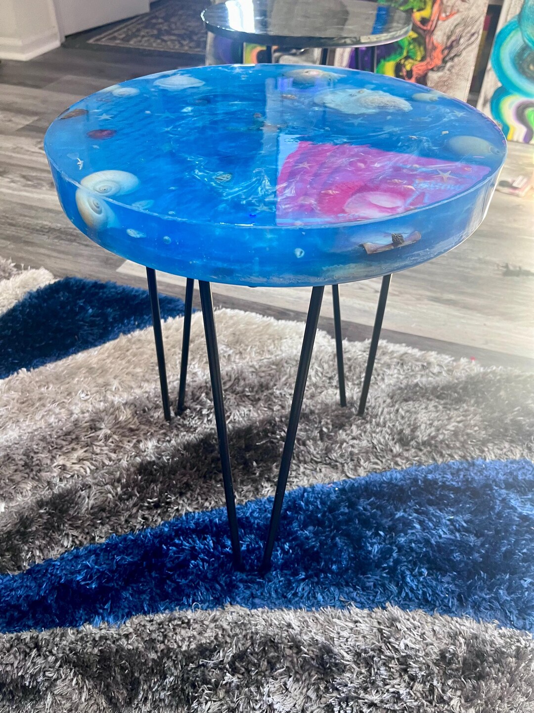 14 Epoxy Ocean Table - Etsy