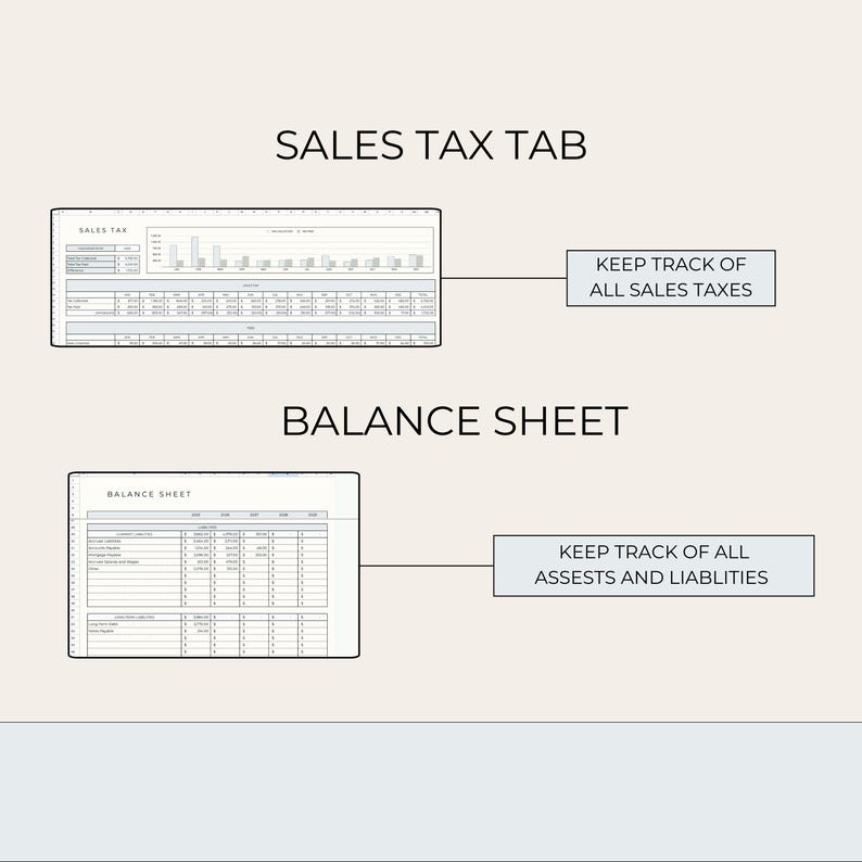 Ultimate Bookkeeping Package, Small Business Bookkeeping Template ...