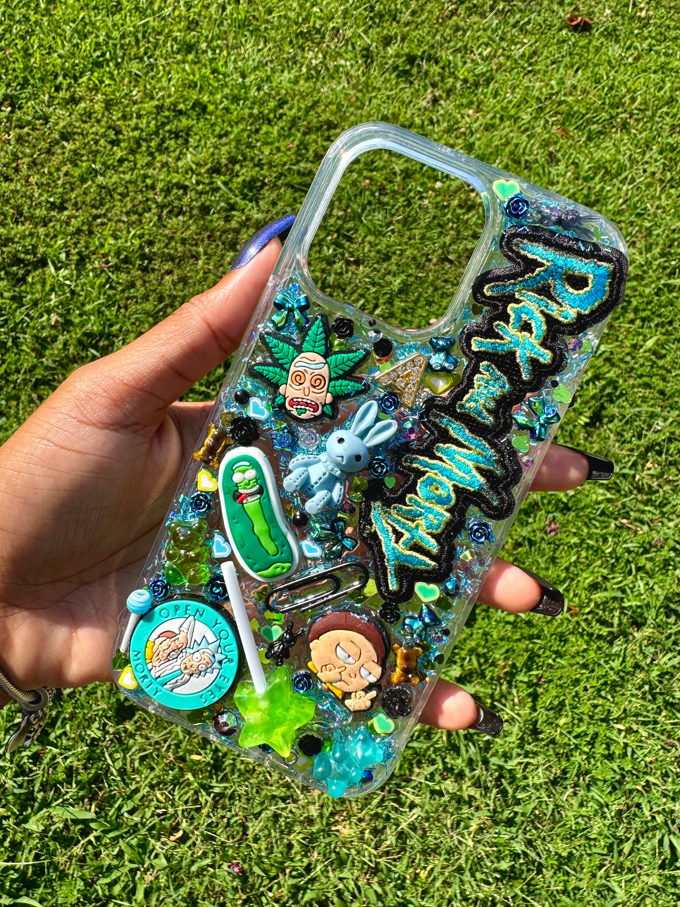 Custom Theme Junk Phone Case: Character Bling Case - Etsy