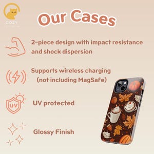 Fall Phone Case,fall Coffee Phone Case,autumn Leaves and Pumpkin iPhone ...