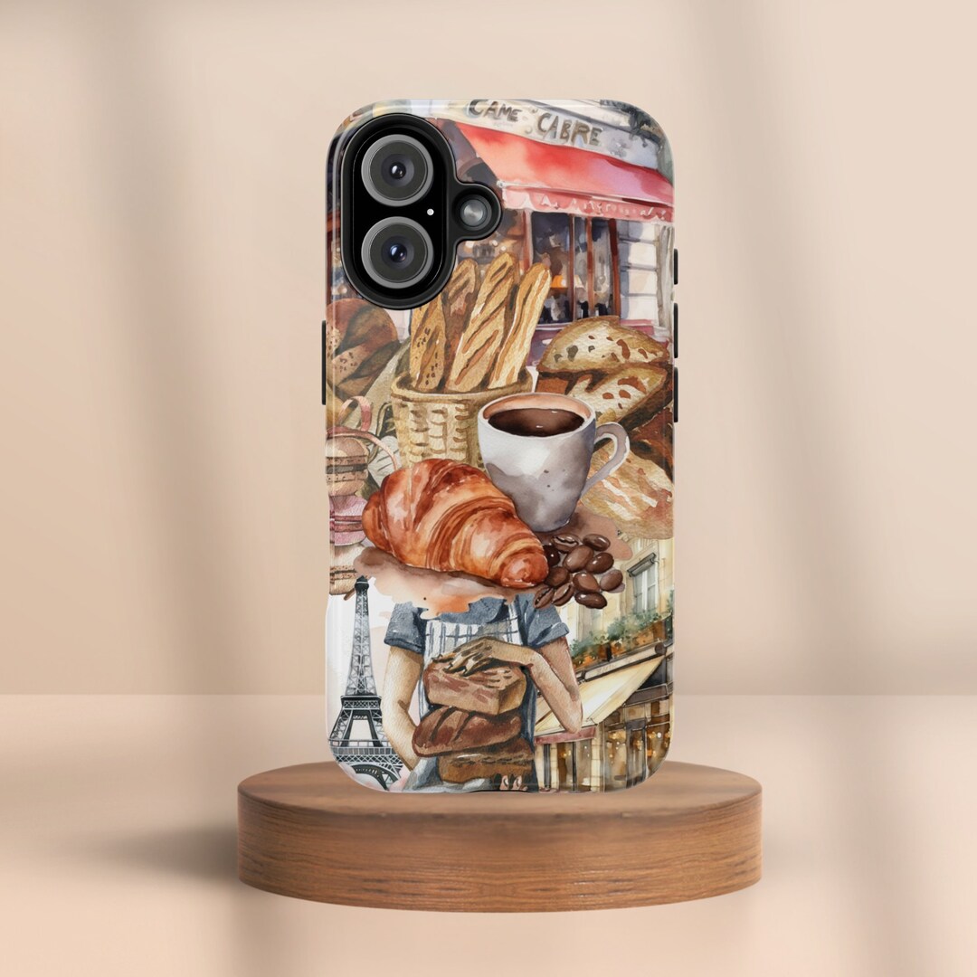 Coffee Phone Case - Paris Cafe Aesthetic Phone Cover - Vintage Coffee ...