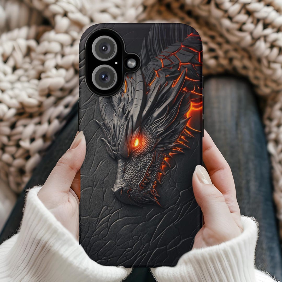 Dragon Phone Case,black Dragon iPhone 16 15 Case&samsung S25 Plus,ultra ...