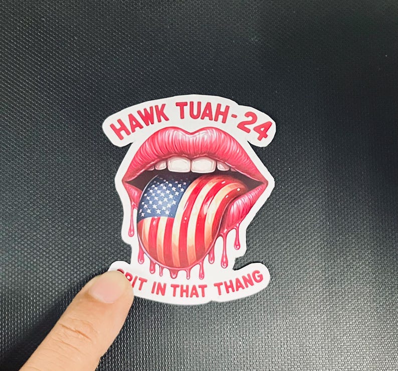 Sticker Meme 2024, Sticker Hawk Tuah Meme, Spit That Thang - Etsy