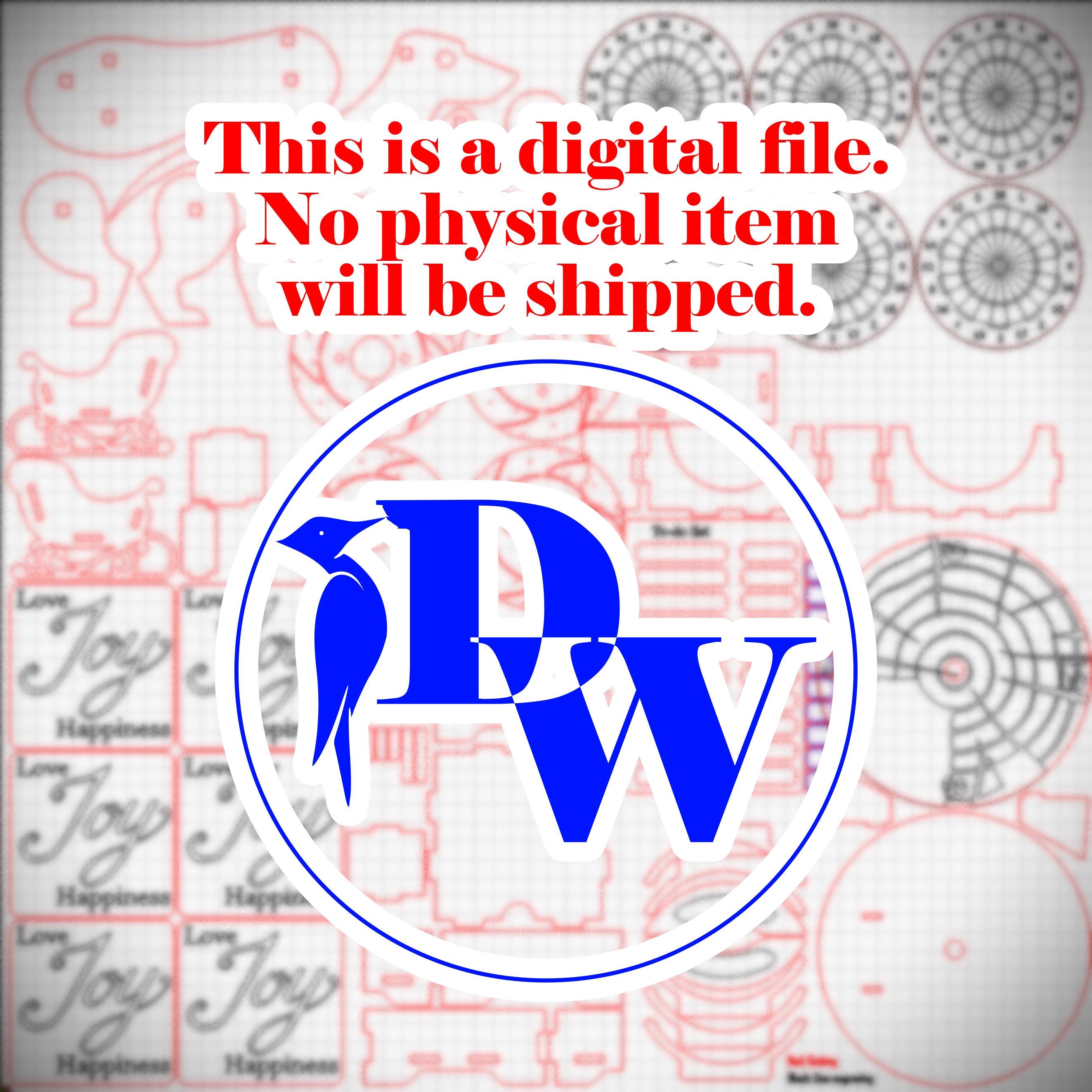 Santa's Sleigh Decoration Svg, Pdf, Ai, Dxf, Png Laser Cut Files for ...