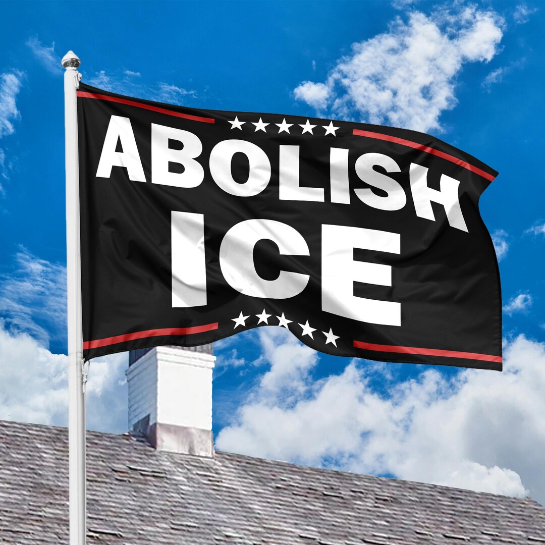 Abolish ICE Flag, No One is Illegal on Stolen Land Flag, Anti Trump ...
