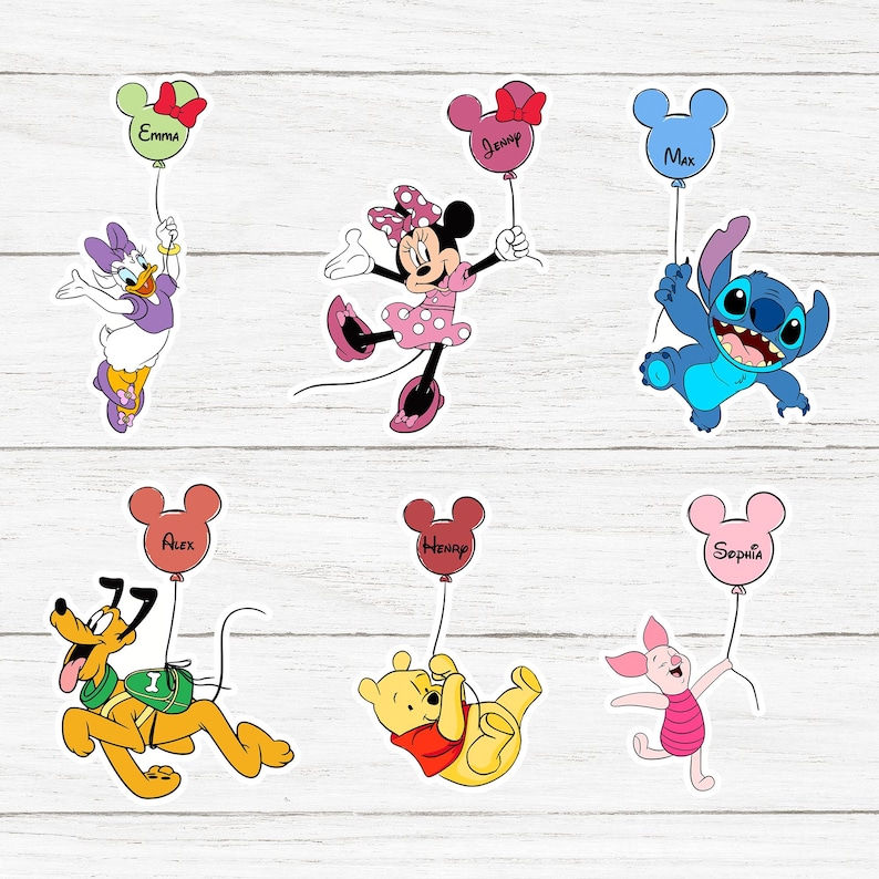 All Animated Characters Balloon Cruise Line Magnet, Animated Mouse and ...