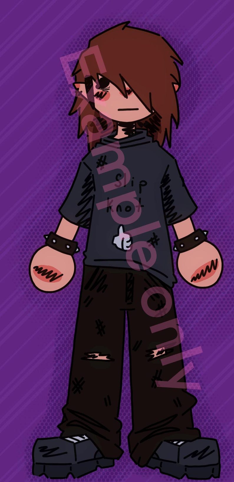 Cartoony/chibi Full Body Character Commission read Description - Etsy