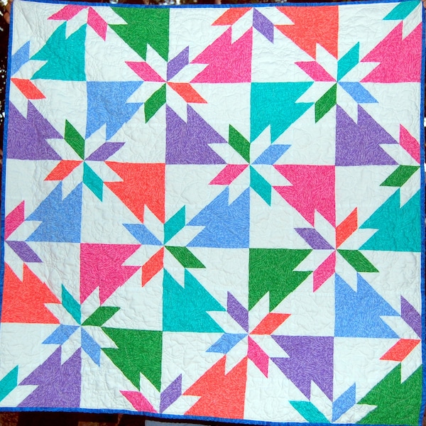 Bright Baby Quilt - Etsy