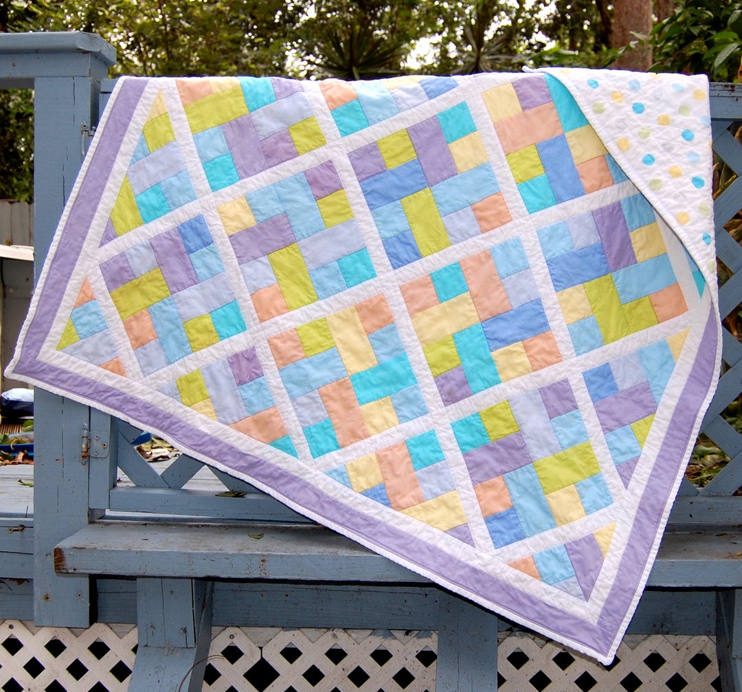 Colorful and Beautiful Baby Quilt, Baby Girl Quilt, Baby Boy Quilt - Etsy