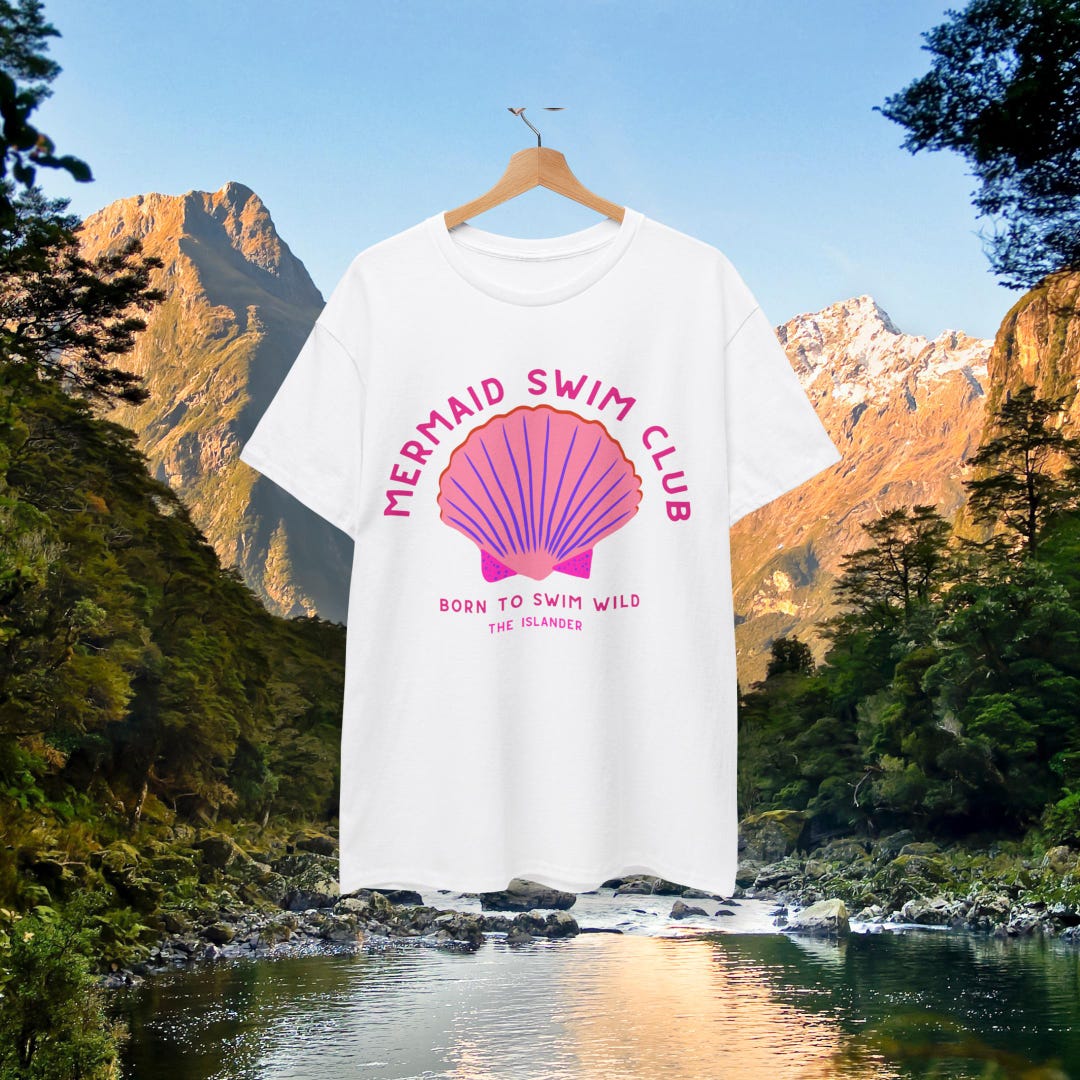 Mermaid Swim Club - Wild Swim/wild Swimming Gift Unisex T Shirt - Gift ...