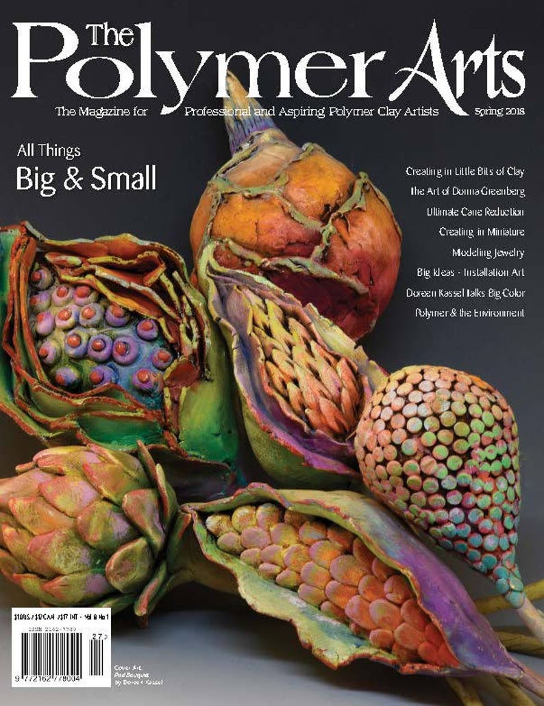 The Polymer Arts Spring 2018 - Big & Small Vol.8. No.1 - Etsy