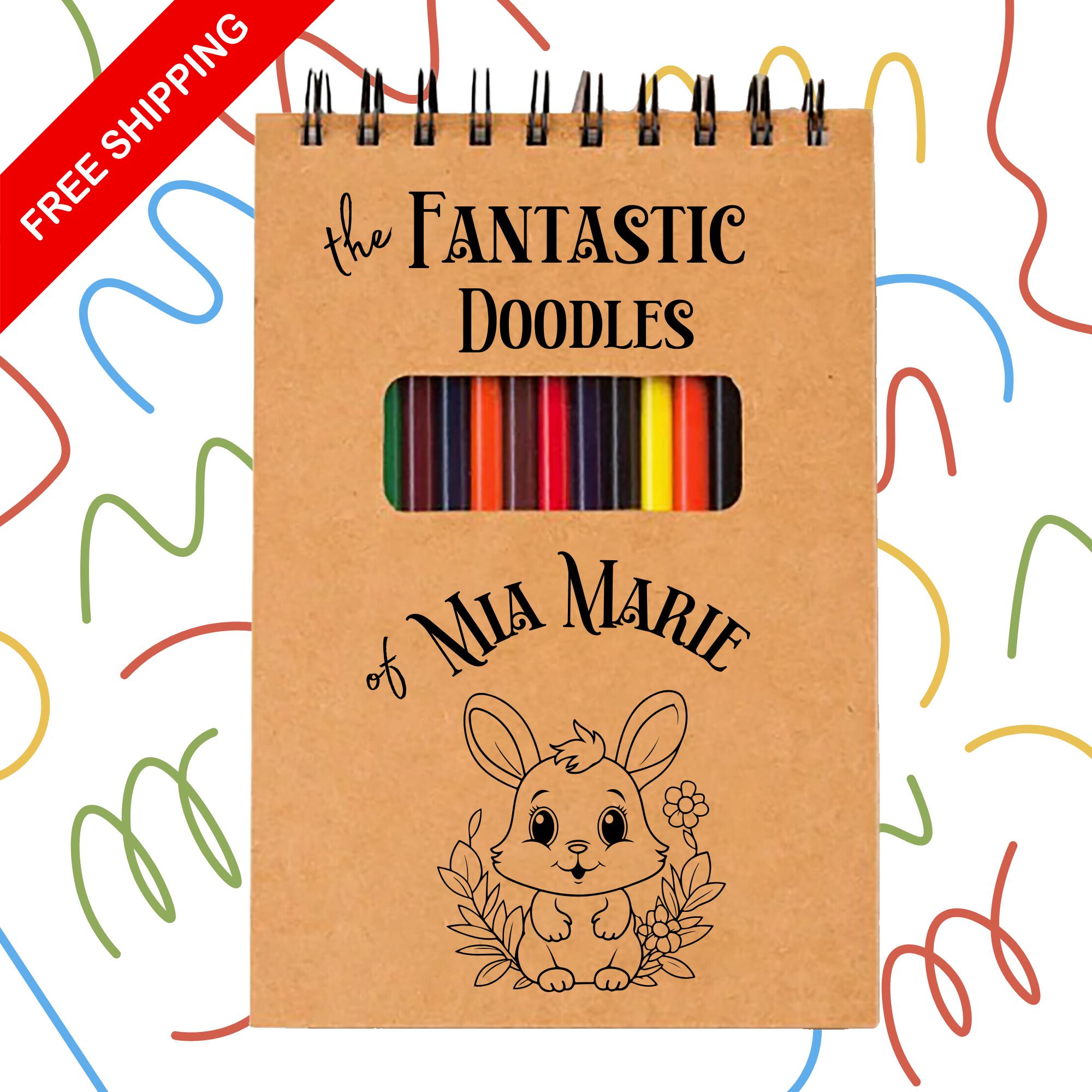 Personalized Sketch Pad for Kids, Teens Young Artists, Sketchbook With ...