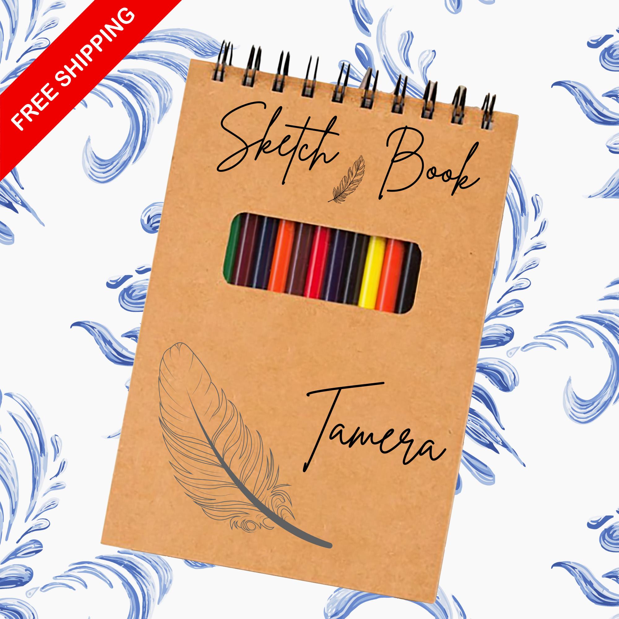 Personalized Sketch Pad for Kids, Teens Young Artists, Sketchbook With ...