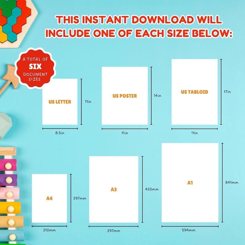 Kids Educational Food Group Chart | Gifts for Educators | Montessori ...