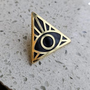 Open Third Eye Enamel Pin - Etsy