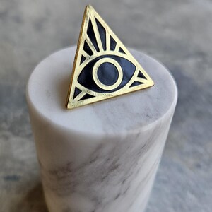 Open Third Eye Enamel Pin - Etsy