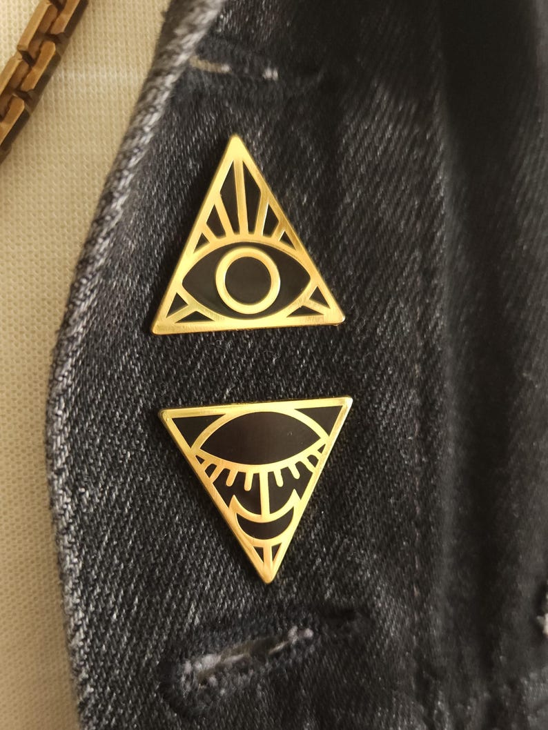 Third Eye Enamel Pin 2-pack - Etsy