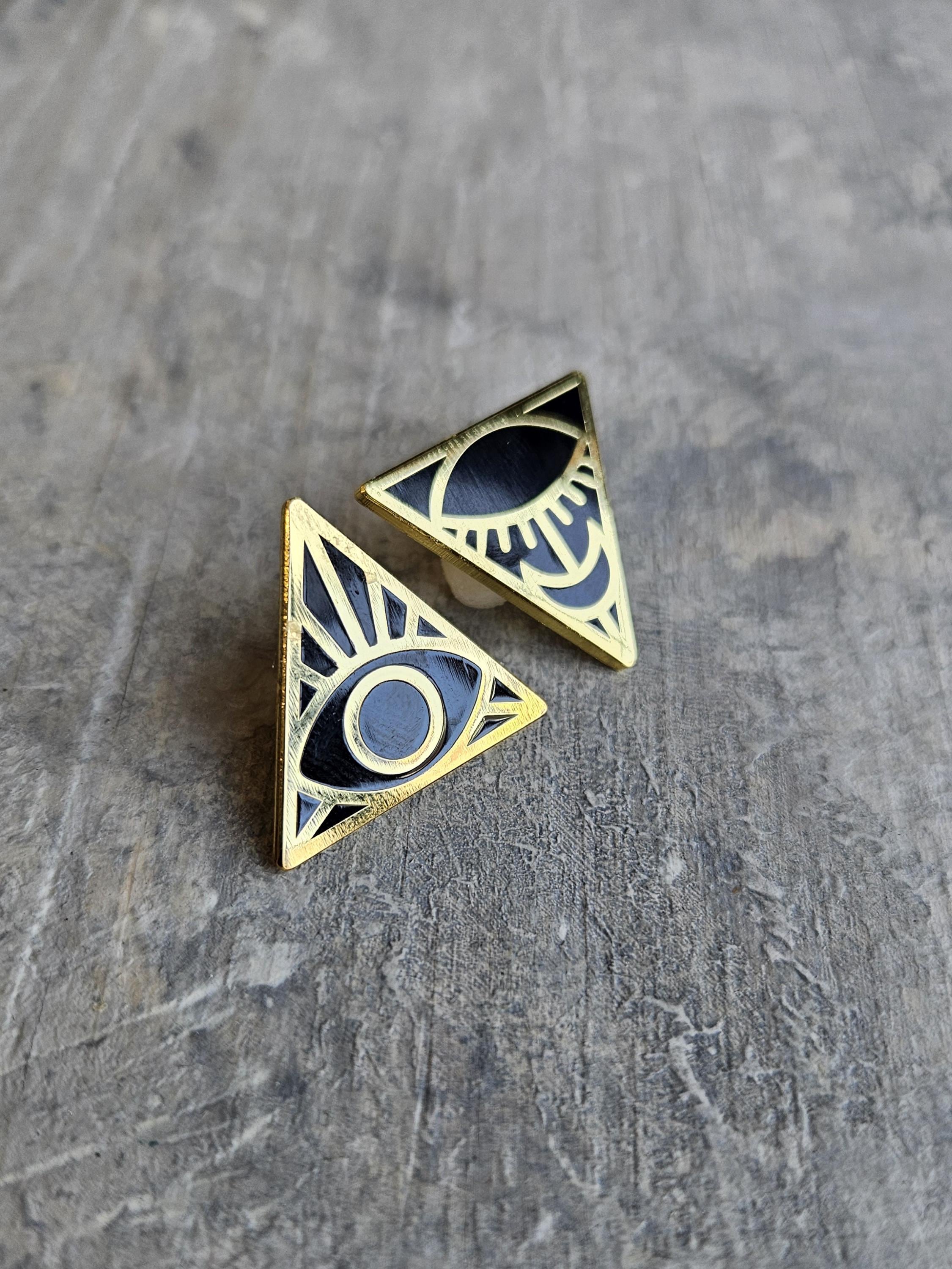 Third Eye Enamel Pin 2-pack - Etsy