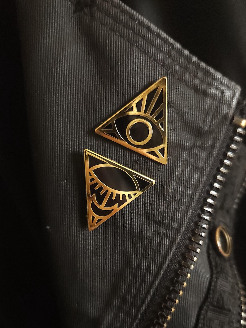 Third Eye Enamel Pin 2-pack - Etsy