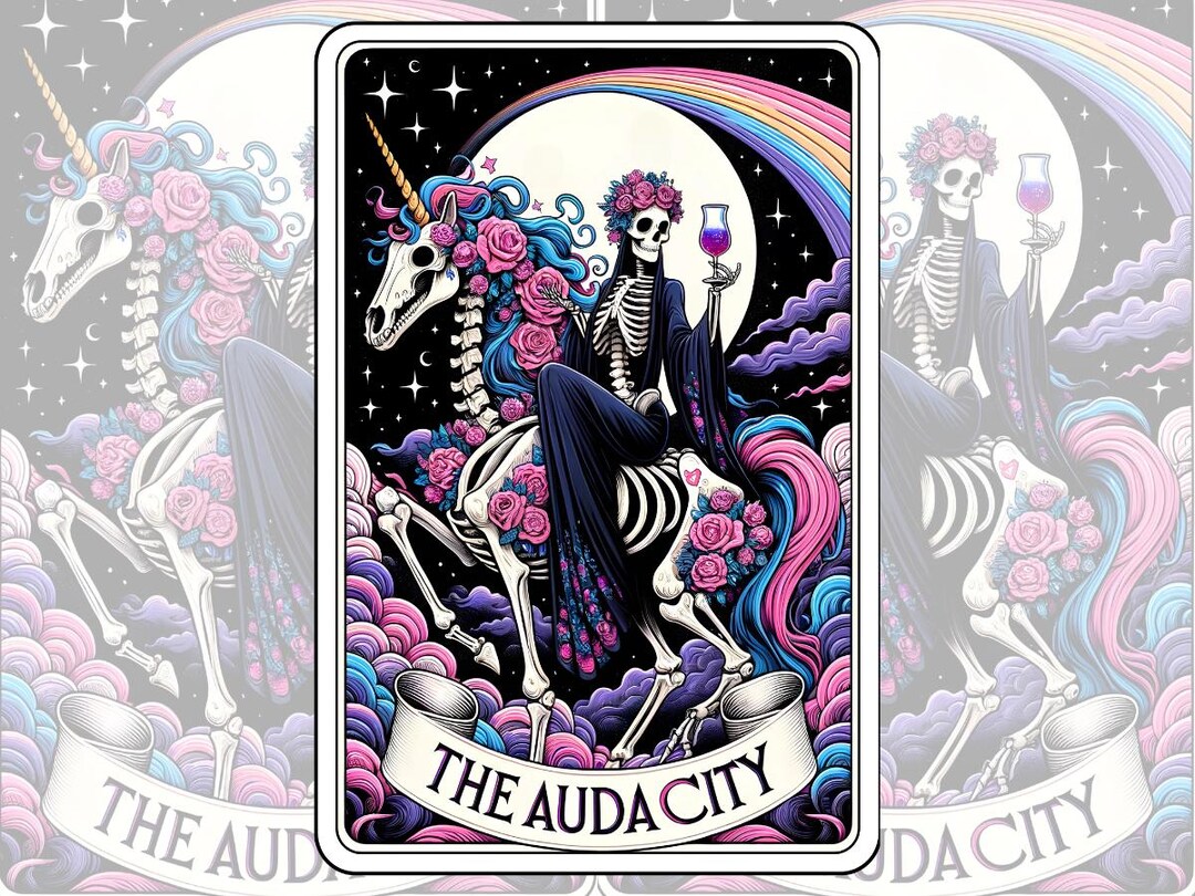 The Audacity Tarot Sticker Printed on Vinyl Sticker Paper and Sealed ...
