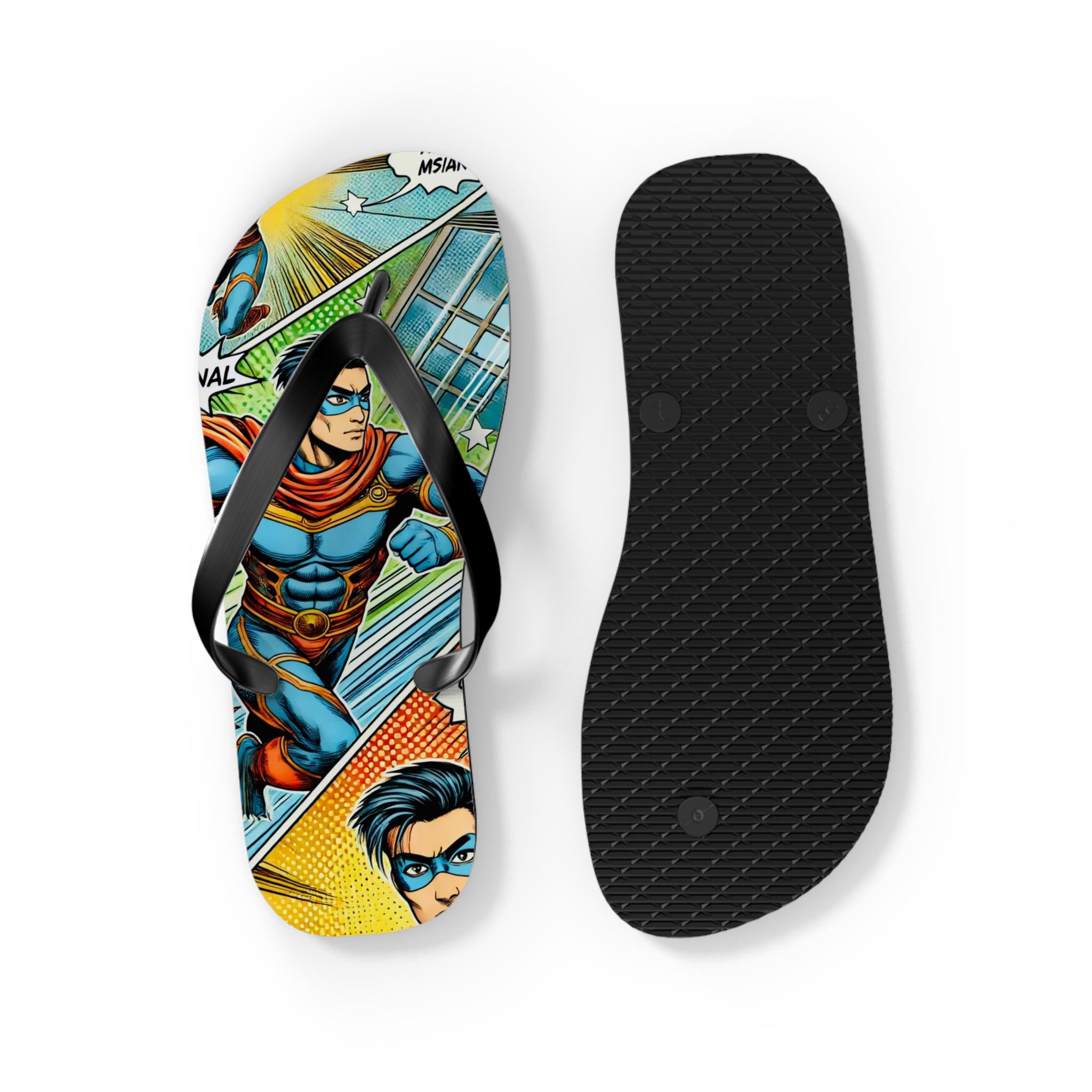 Azure Dragon Comic Picnic Flip Flops - Etsy