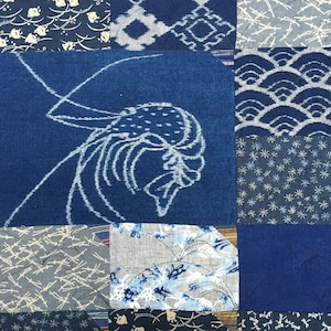 Pieces of Indigo Quilt Pattern PDF, Easy Quilt Pattern, Beginner Quilt ...