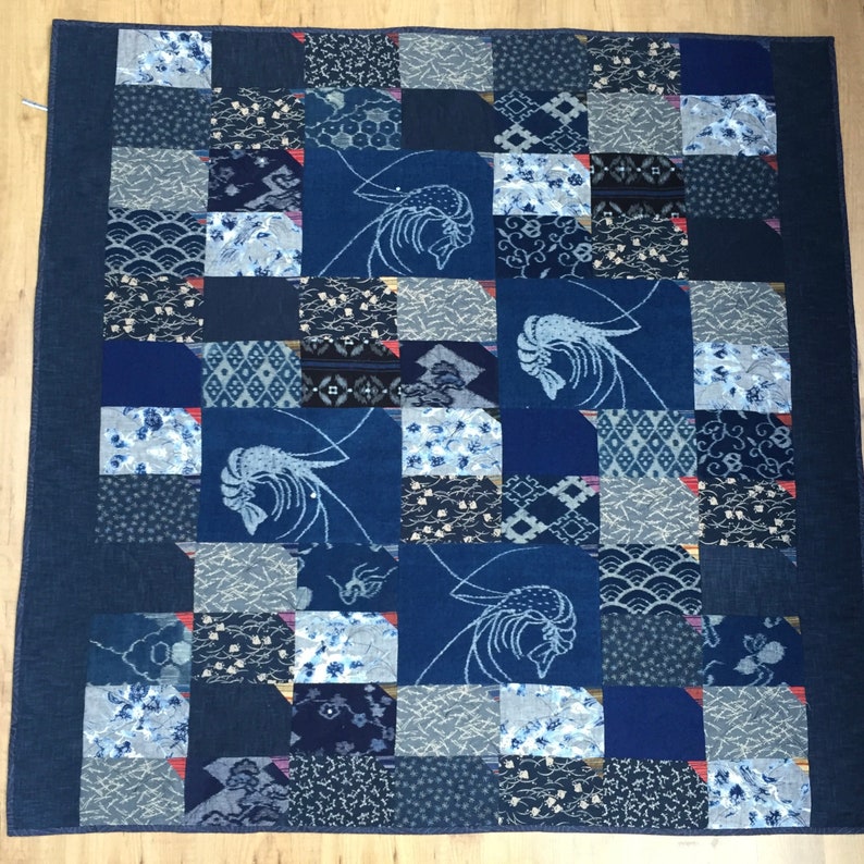 Pieces of Indigo Quilt Pattern PDF, Easy Quilt Pattern, Beginner Quilt ...