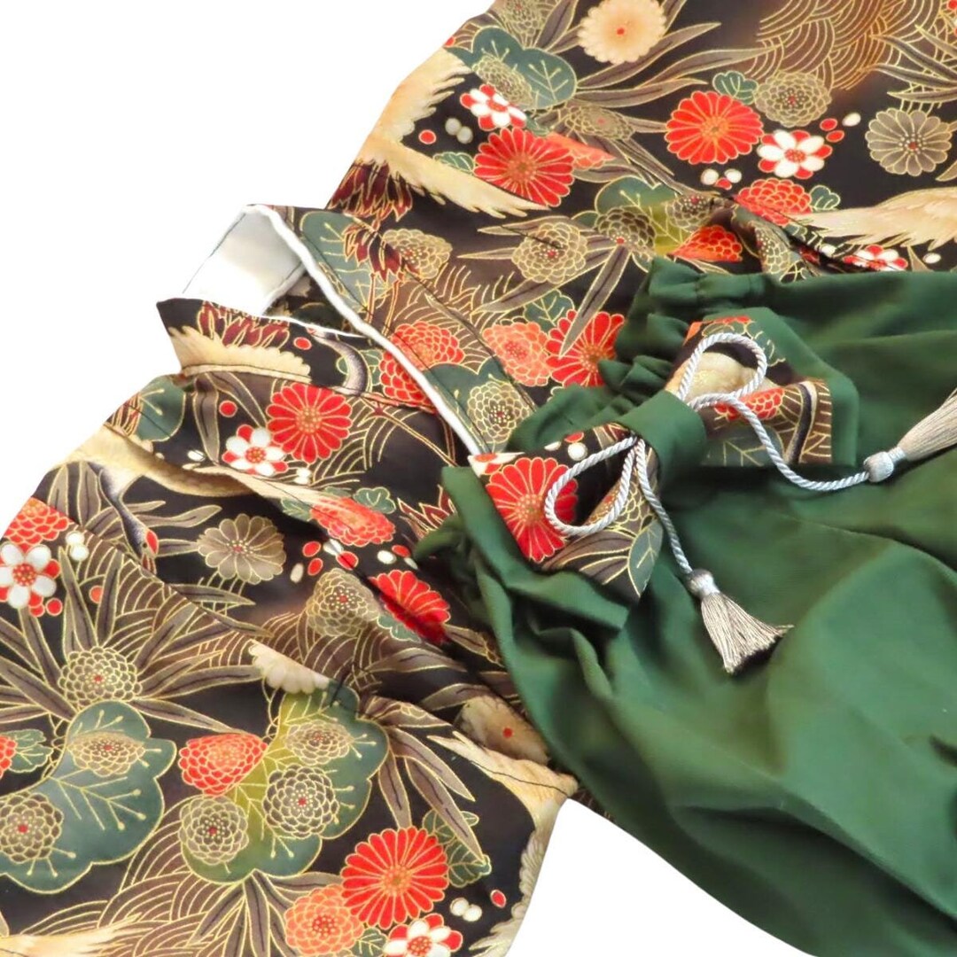 Baby Kimono crane and Pine & Kabuto - Etsy