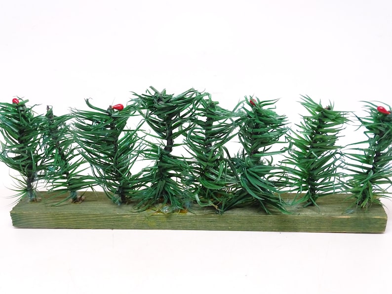 Antique German Feather Tree Fence, for Christmas Creche Putz or ...