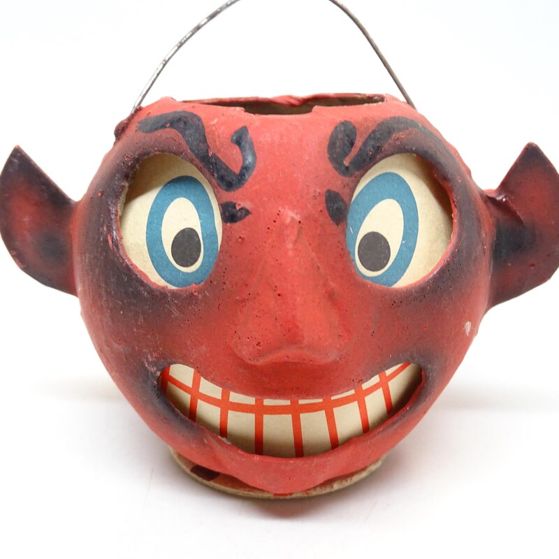 Paper Mache Devil - Etsy