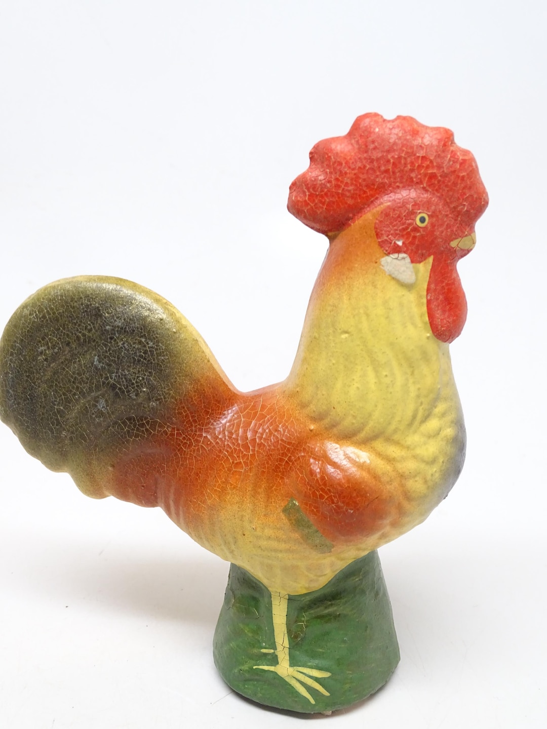 Antique German Rooster Candy Container, Hand Painted for Easter ...